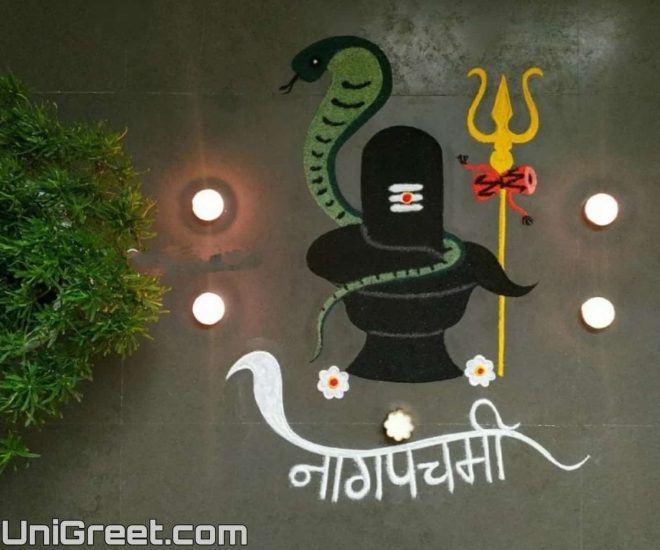 BEST Nag Panchami Rangoli Design images Photos Download