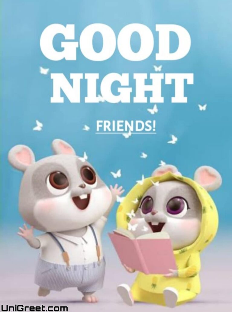 50 Cute Cartoon Good Night Images, Pics & Photos For Whatsapp