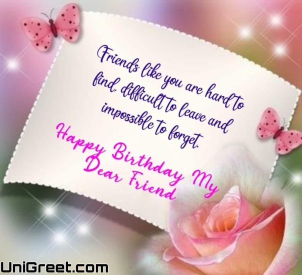 50 Beautiful Happy Birthday Friend Images, Quotes, Wishes, Hd Photos